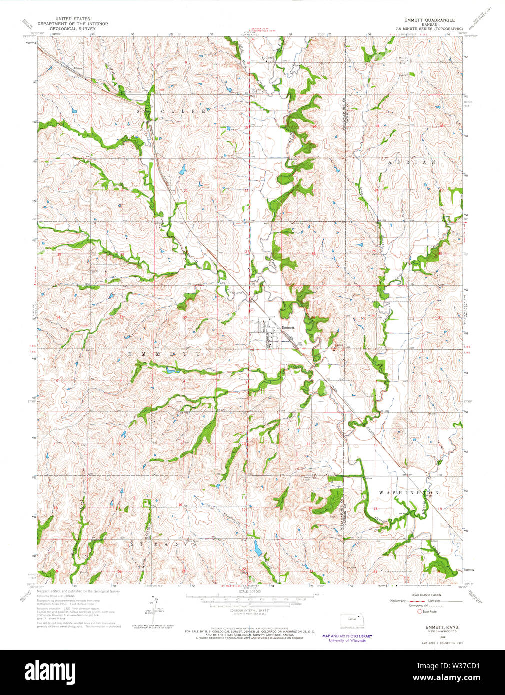 Emmett map hi-res stock photography and images - Alamy