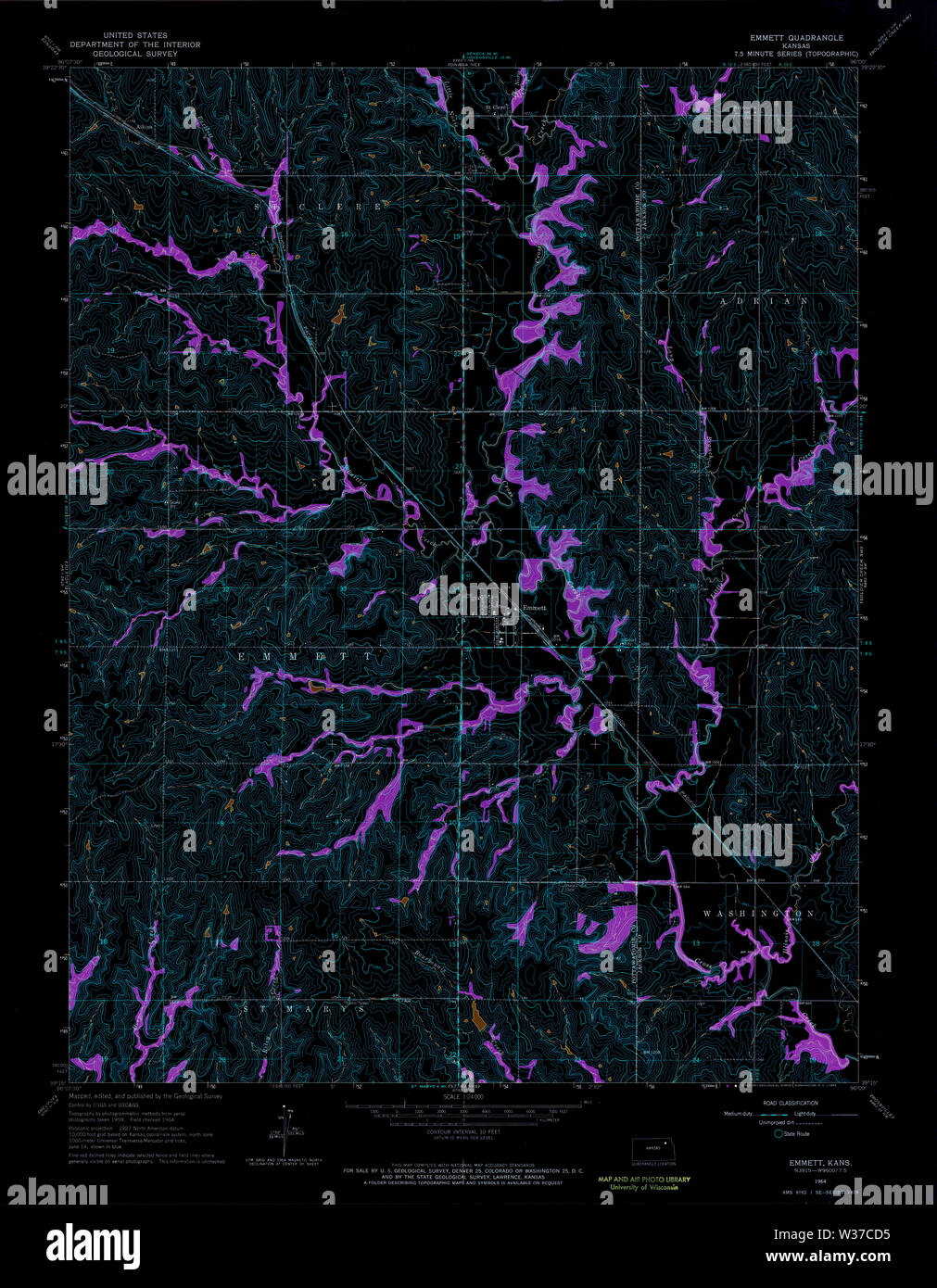 Emmett map hi-res stock photography and images - Alamy
