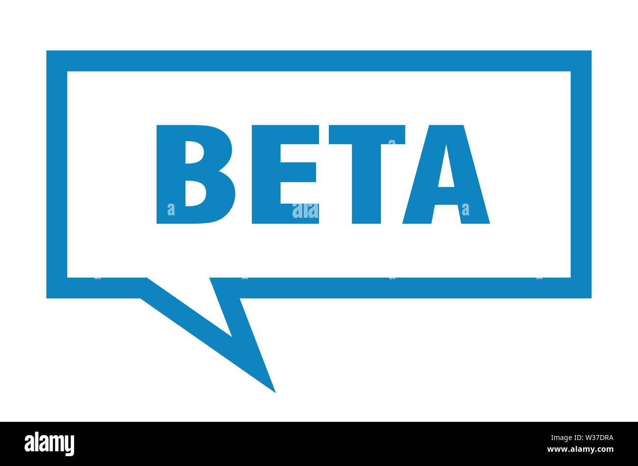 Beta word Stock Vector Images - Alamy