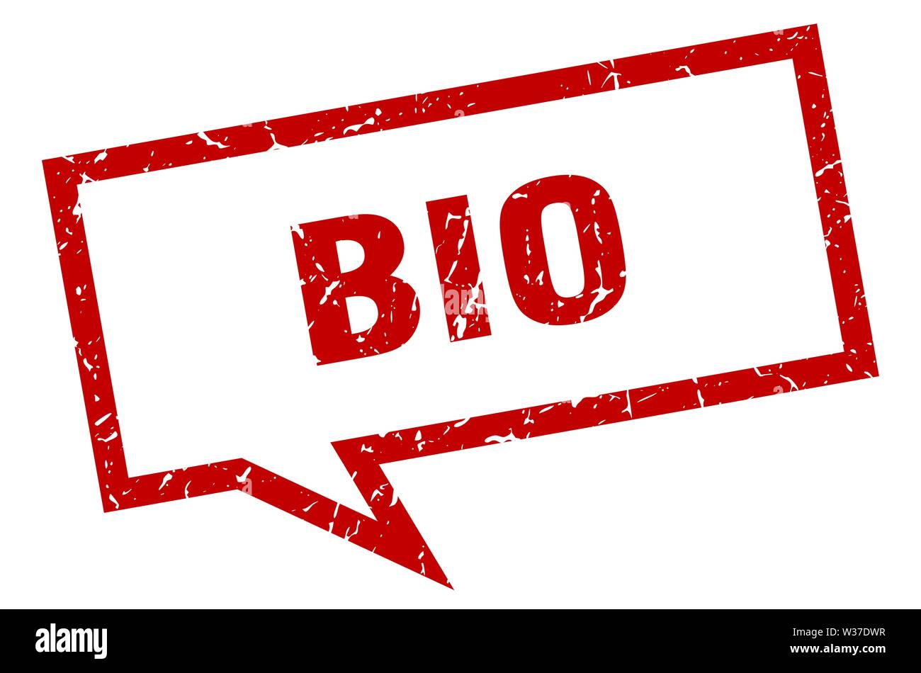 bio sign. bio square speech bubble. bio Stock Vector Image & Art - Alamy
