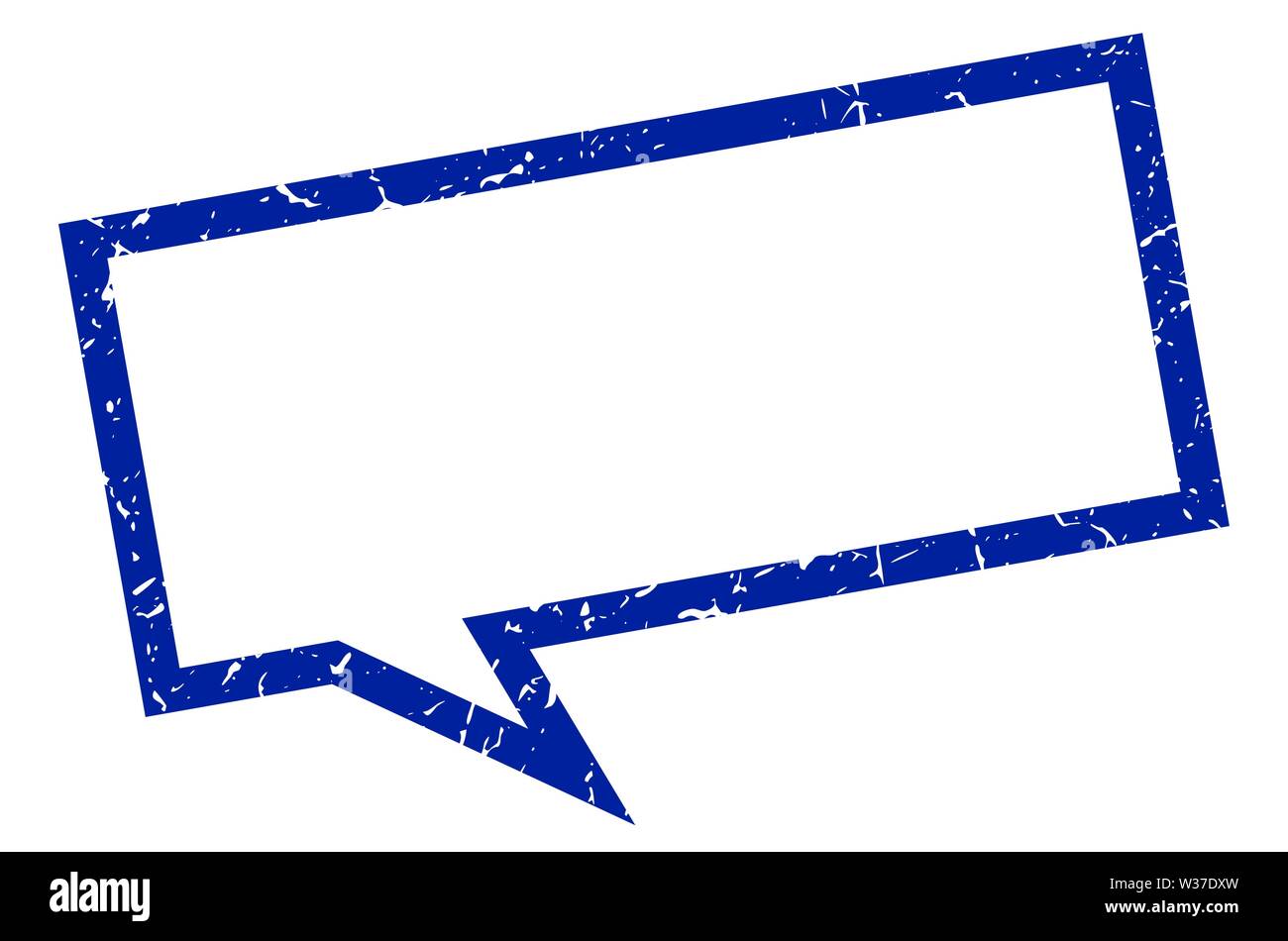 blank sign. blank square speech bubble. blank Stock Vector Image & Art ...
