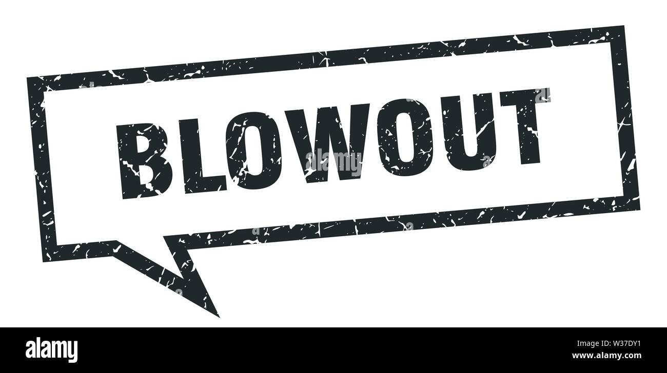 blowout sign. blowout square speech bubble. blowout Stock Vector Image ...