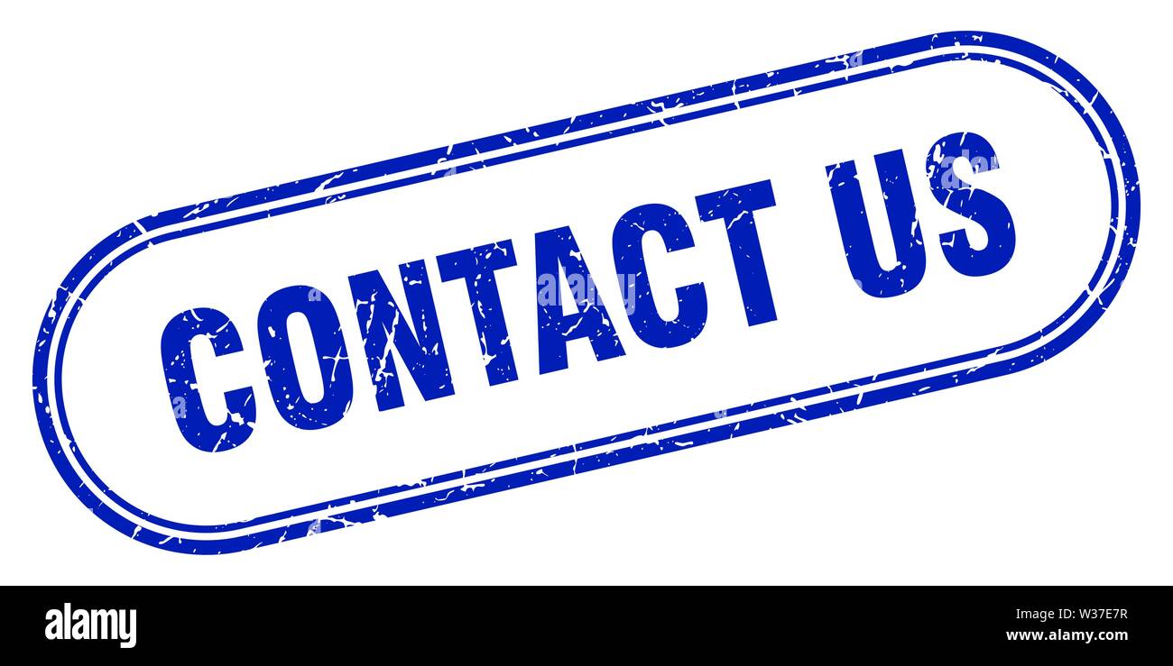 Contact us square stamp hi-res stock photography and images - Alamy