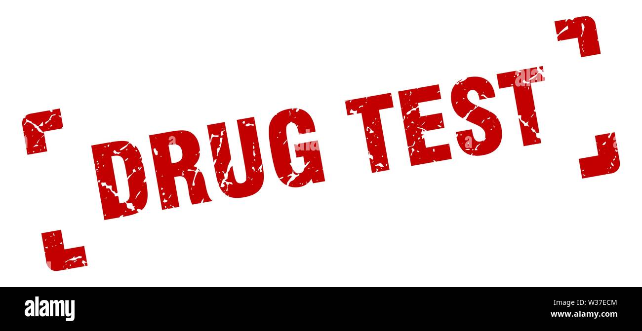Drug test sign square hi-res stock photography and images - Alamy
