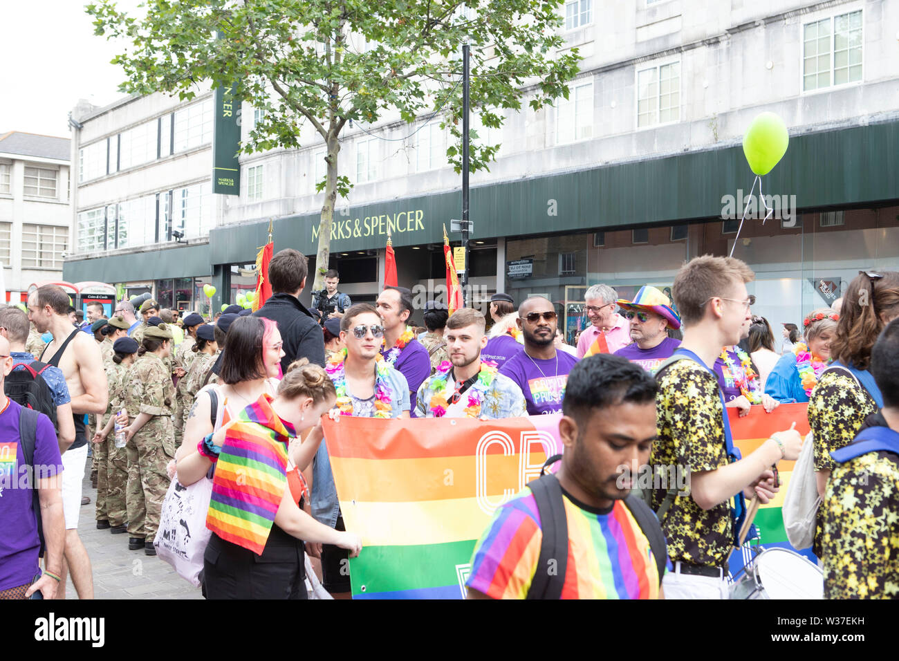 Gay pride march london 2019 hi-res stock photography and images - Alamy