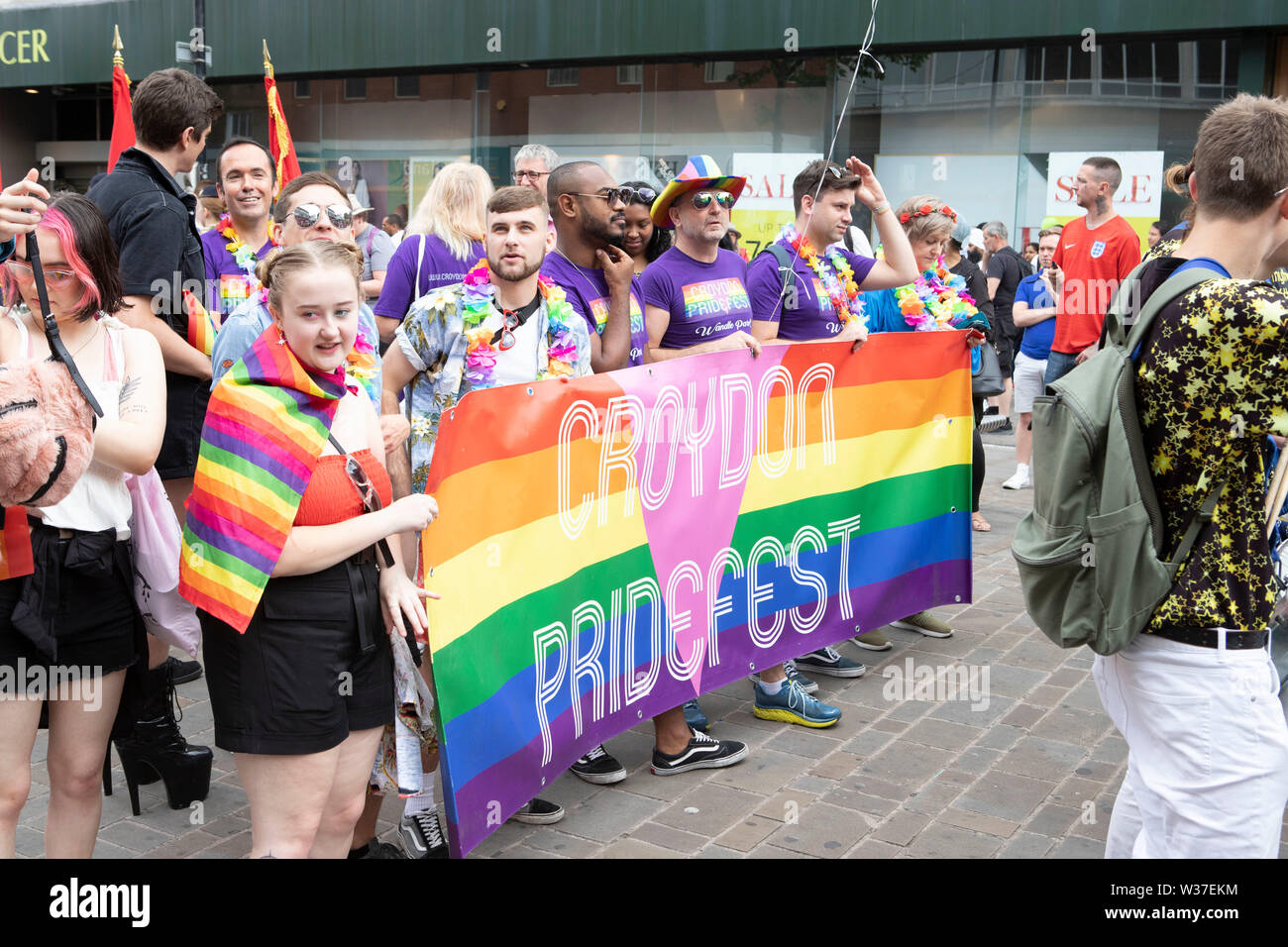 Croydon PrideFest 2019 - London's second largest and free Pride festival was back for its fourth ...