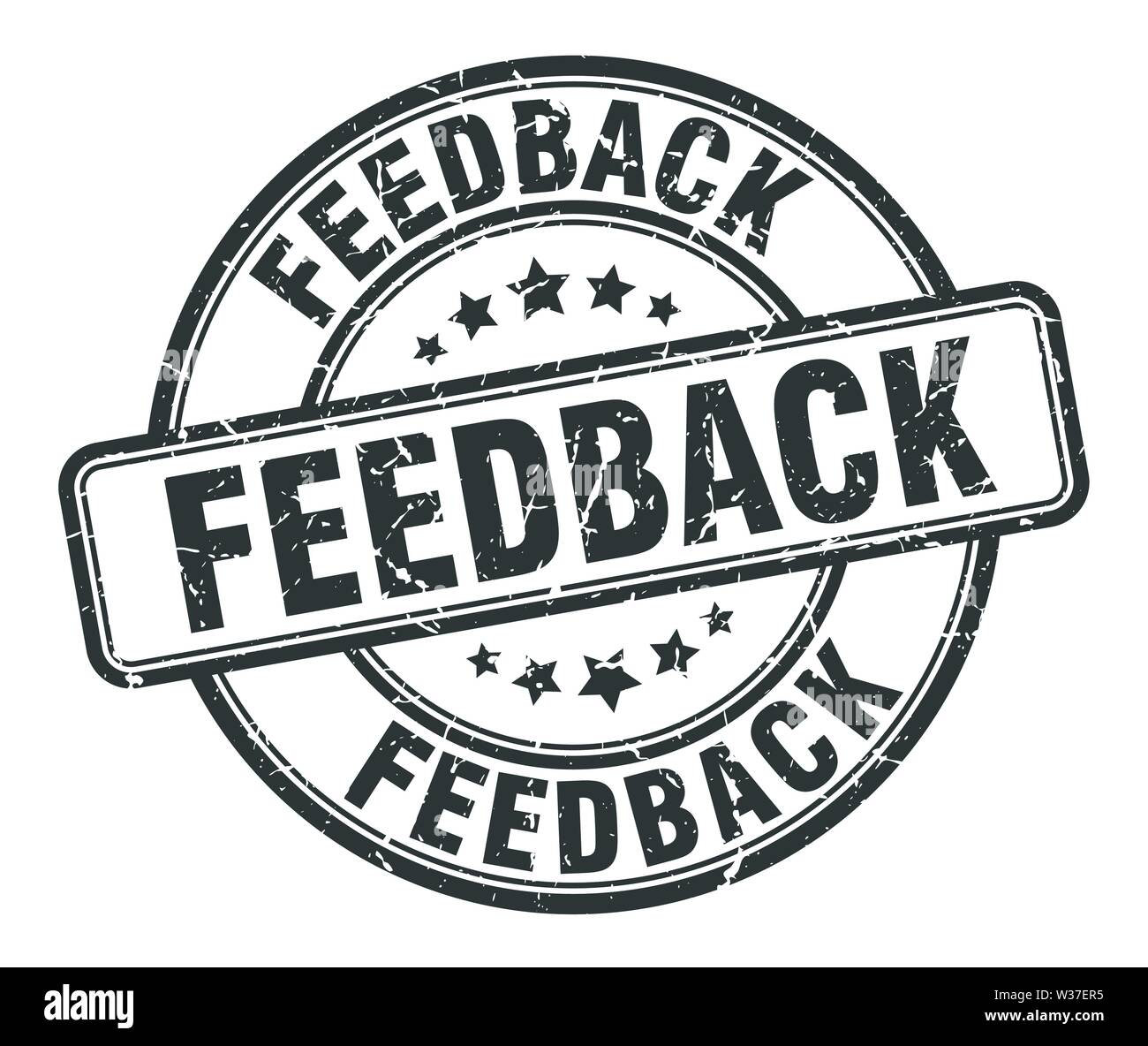 feedback stamp. feedback round grunge sign. feedback Stock Vector Image ...
