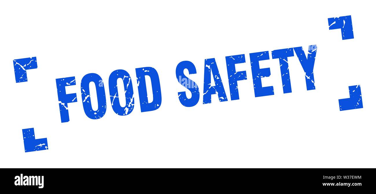 food safety stamp. food safety square grunge sign. food safety Stock ...