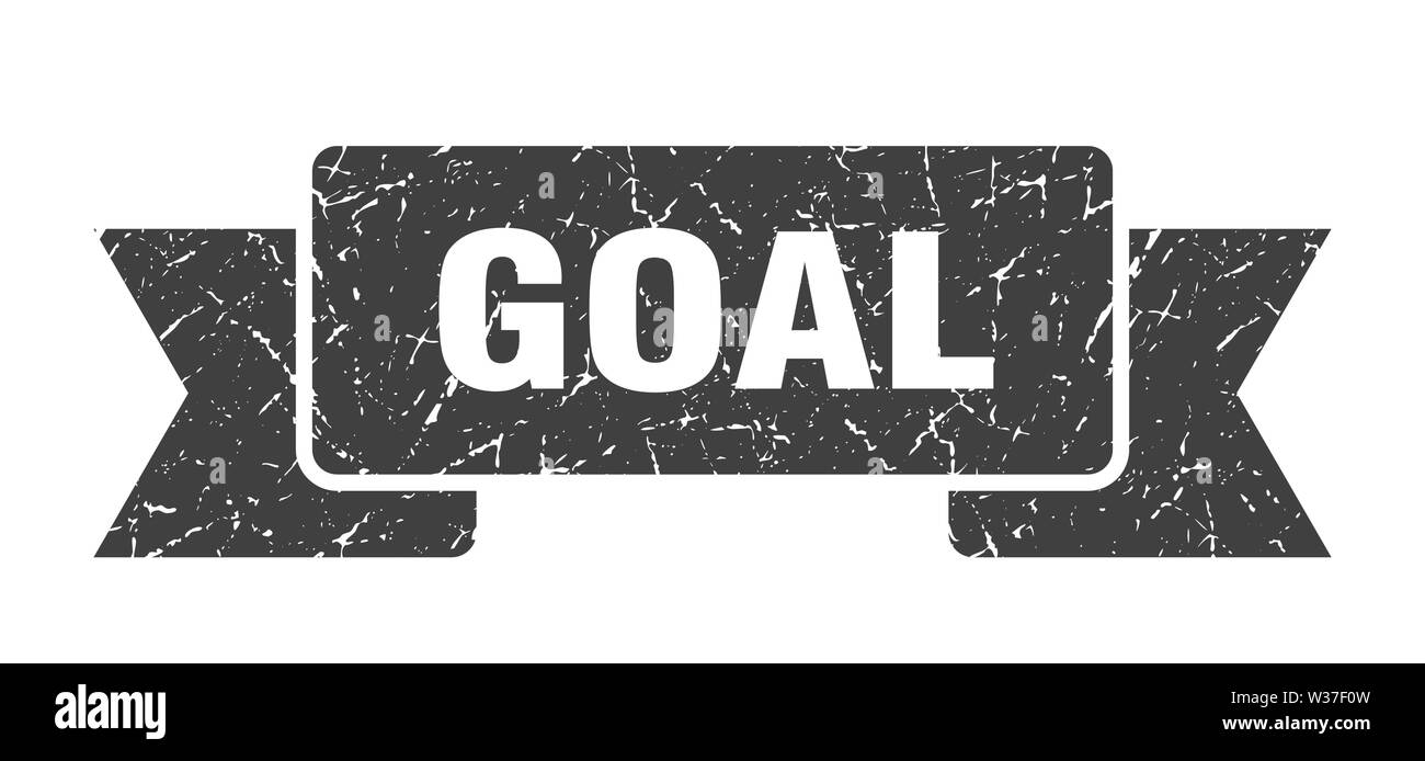 goal grunge ribbon. goal sign. goal banner Stock Vector Image & Art - Alamy