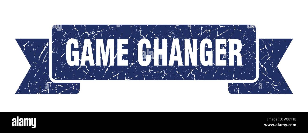 game changer grunge ribbon. game changer sign. game changer banner ...