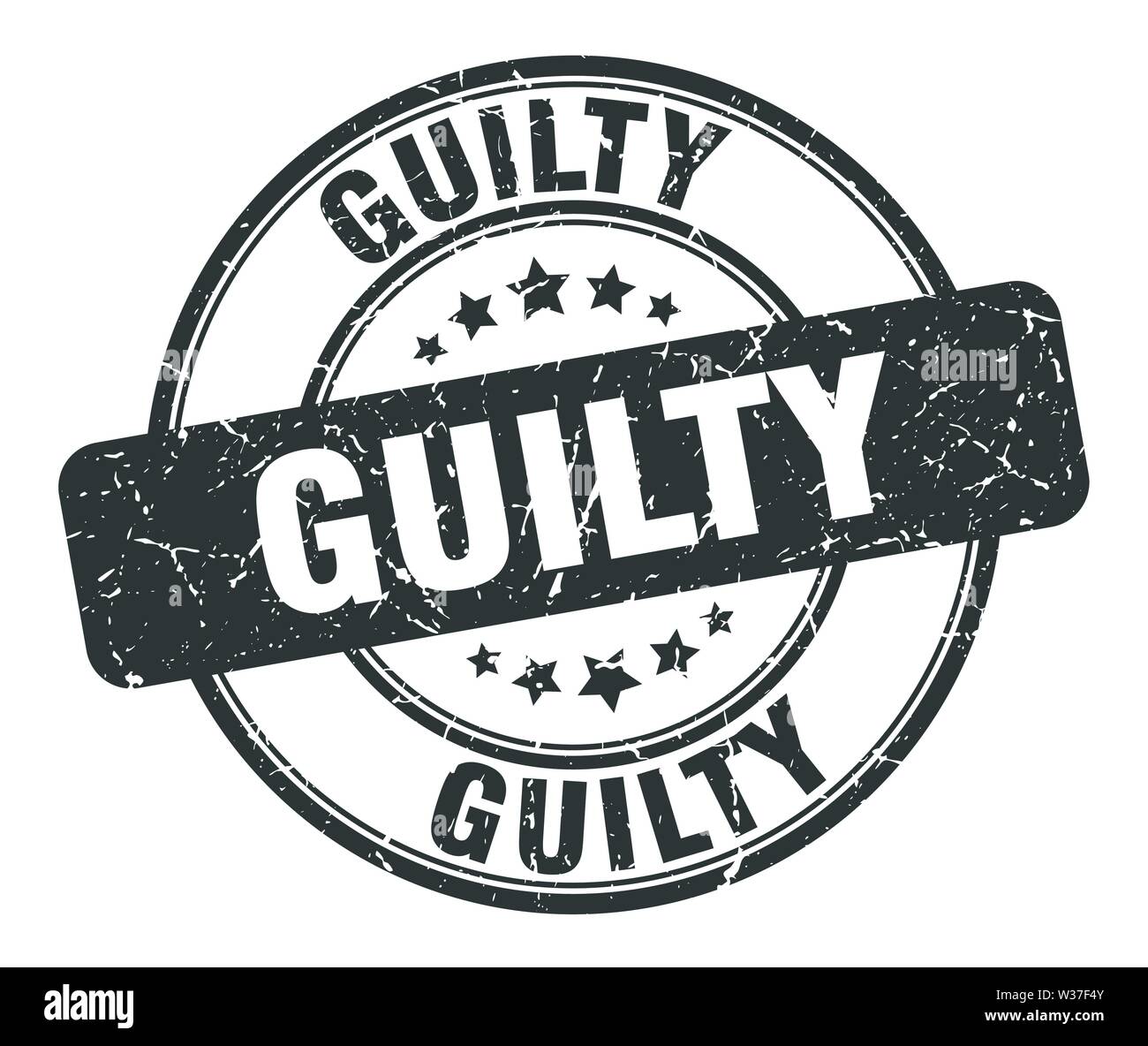 Guilty seal Black and White Stock Photos & Images - Alamy