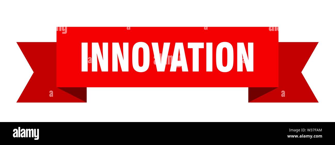 innovation ribbon. innovation isolated sign. innovation banner Stock ...