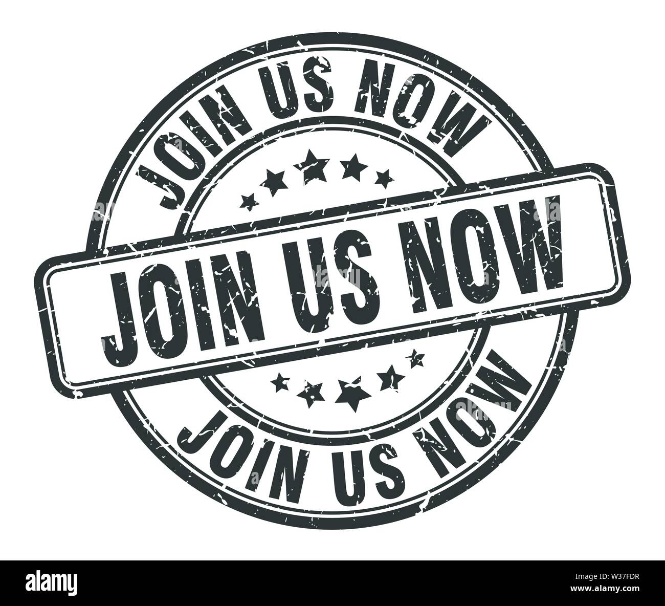 join us now stamp. join us now round grunge sign. join us now Stock ...