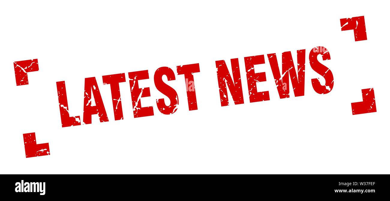 Latest news sign grunge Stock Vector Images - Alamy