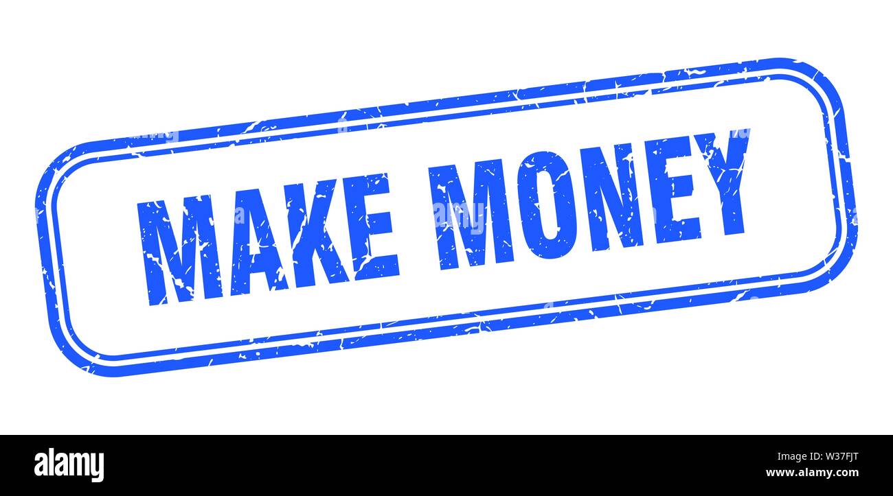 make money stamp. make money square grunge sign. make money Stock ...