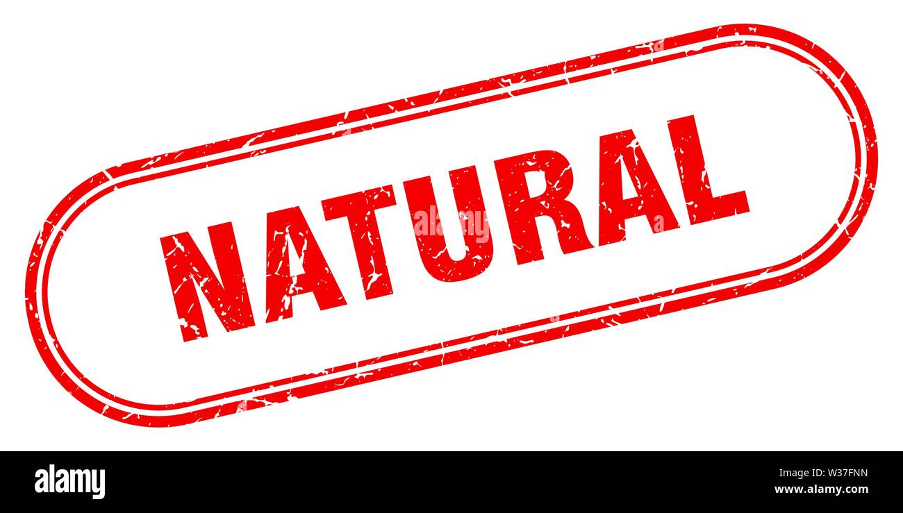 natural stamp. natural square grunge sign. natural Stock Vector Image ...