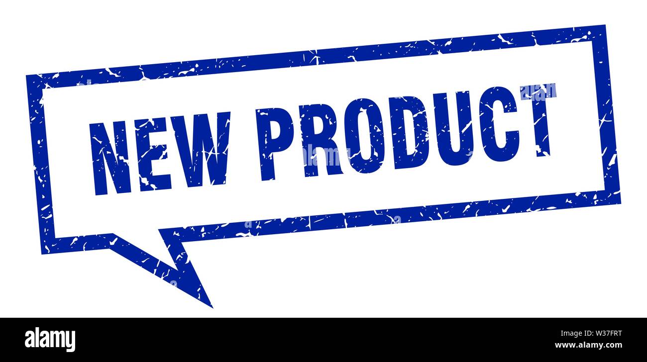 new product sign. new product square speech bubble. new product Stock ...