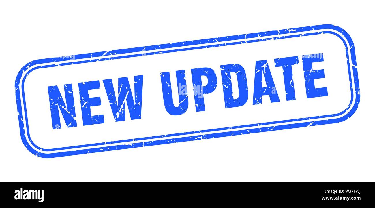 new update stamp. new update square grunge sign. new update Stock ...