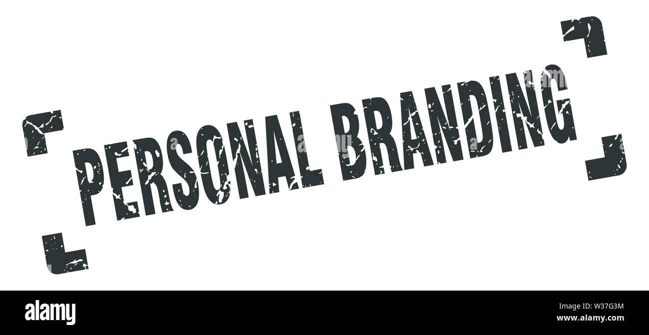 personal branding stamp. personal branding square grunge sign. personal ...