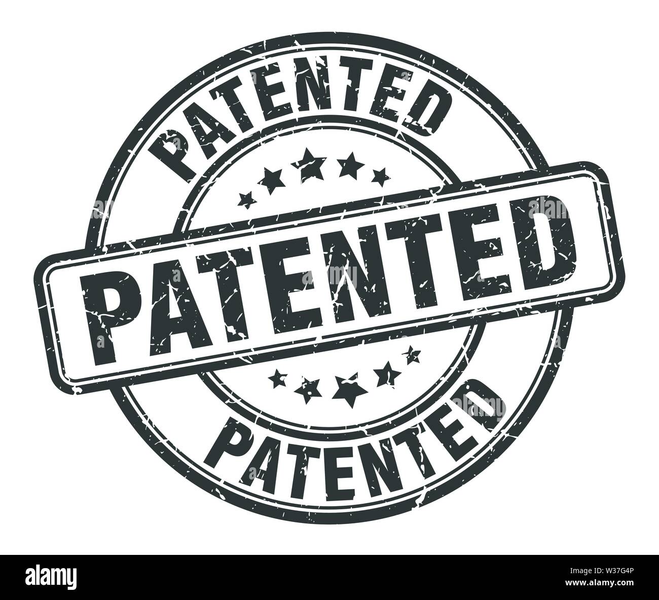 patented stamp. patented round grunge sign. patented Stock Vector Image ...