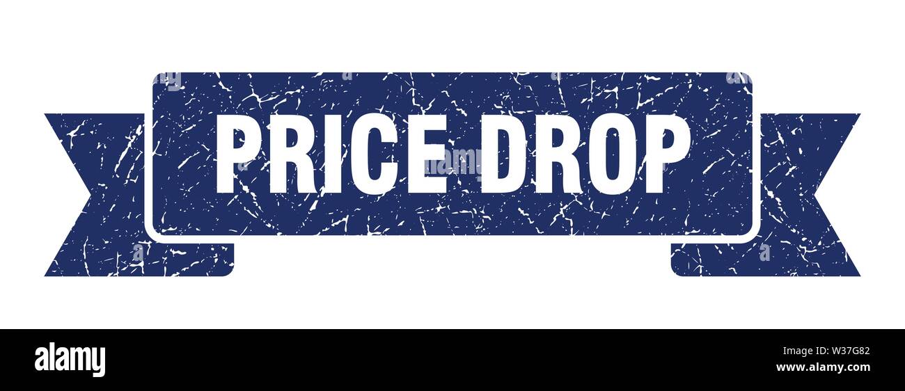 price drop grunge ribbon. price drop sign. price drop banner Stock ...