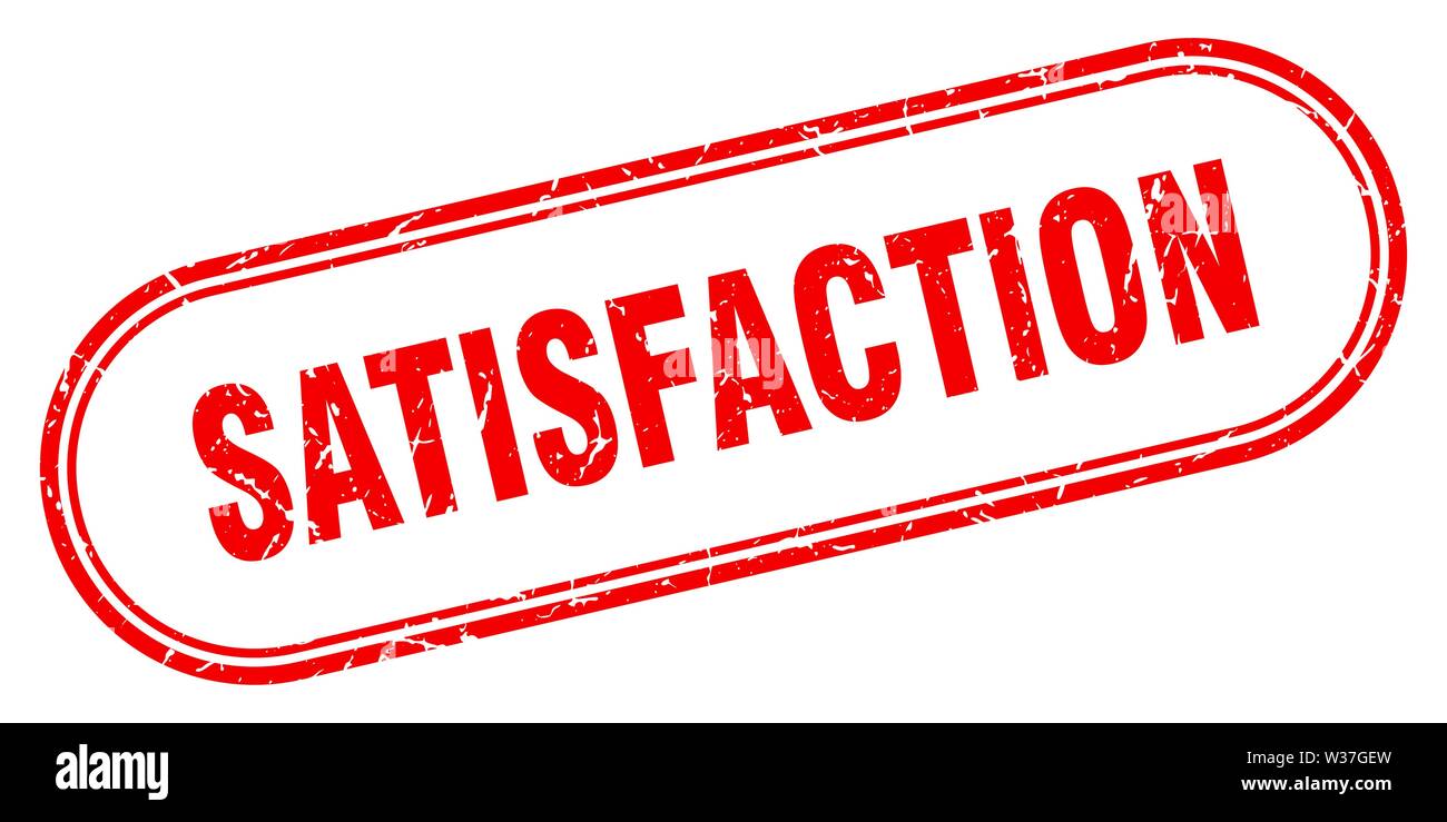 satisfaction stamp. satisfaction square grunge sign. satisfaction Stock ...