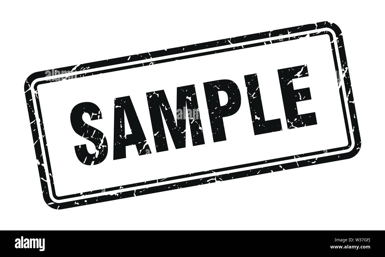 sample stamp. sample square grunge sign. sample Stock Vector Image ...