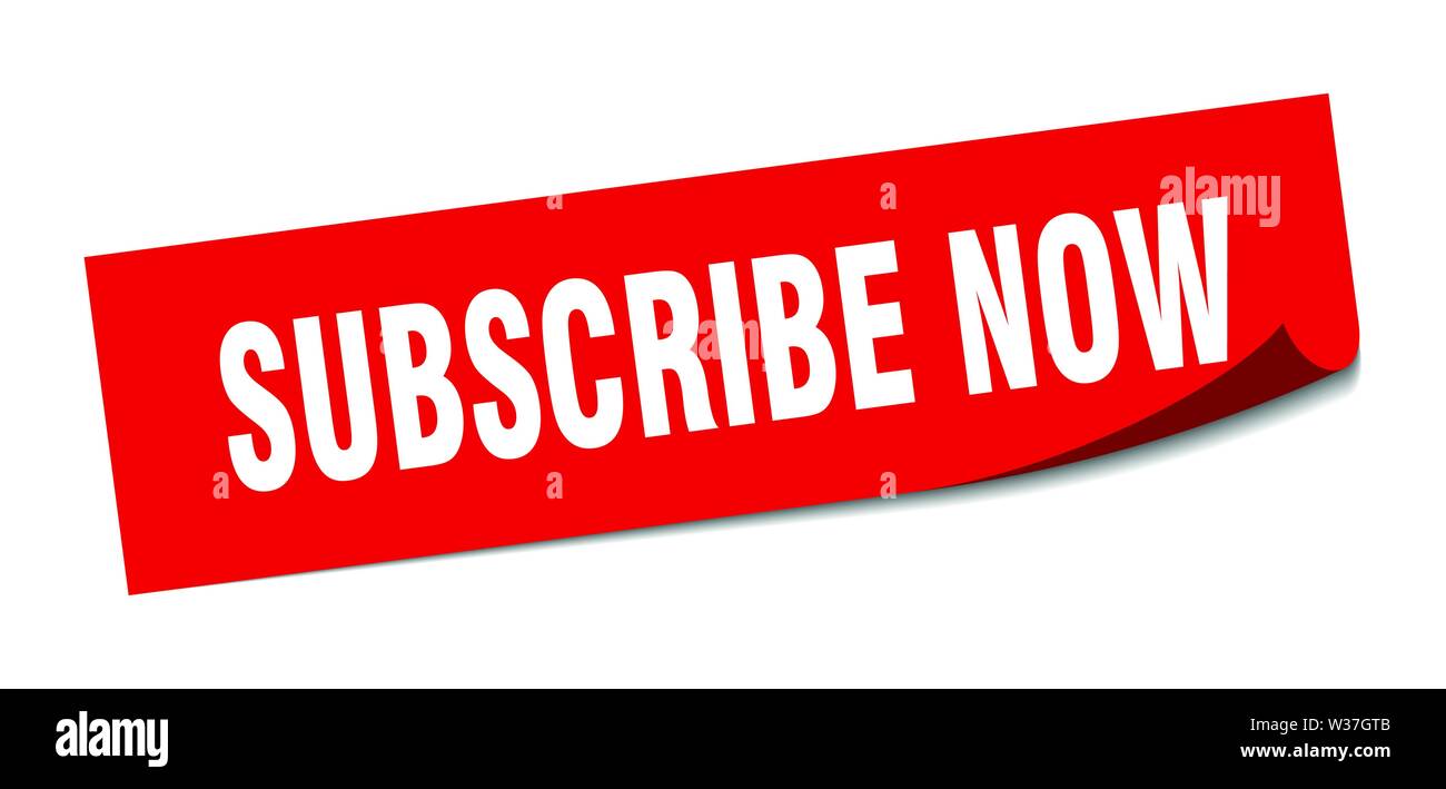 subscribe now sticker. subscribe now square isolated sign. subscribe ...