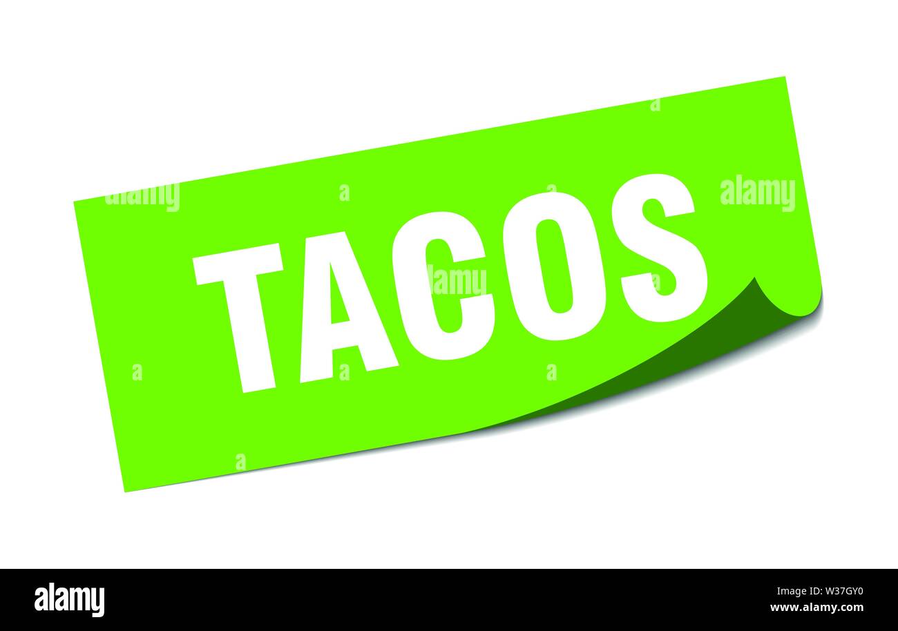Tacos sticker hi-res stock photography and images - Alamy