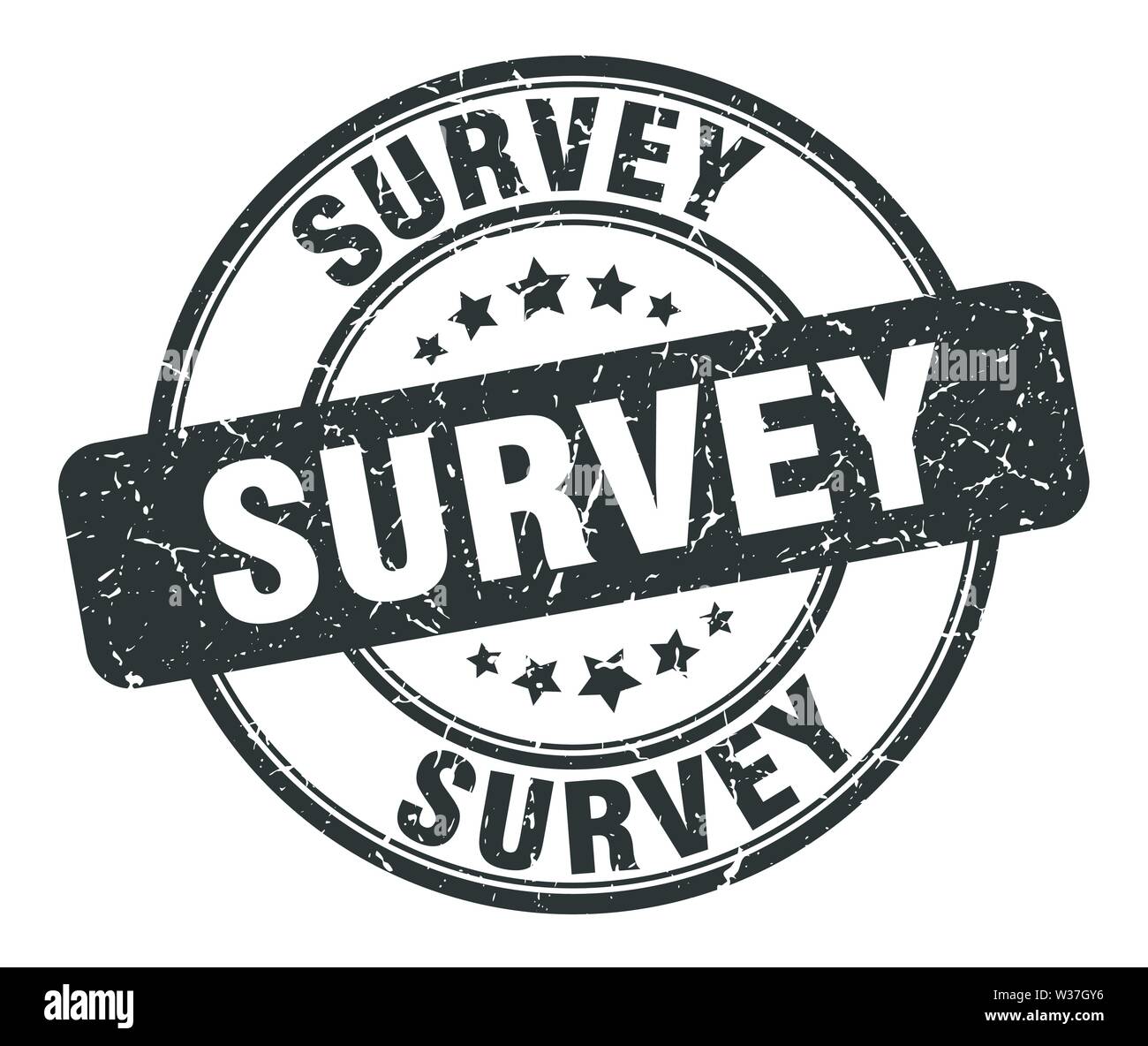 survey stamp. survey round grunge sign. survey Stock Vector Image & Art ...