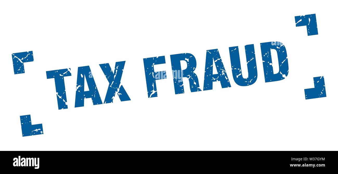 Tax fraud sign square Stock Vector Images - Alamy