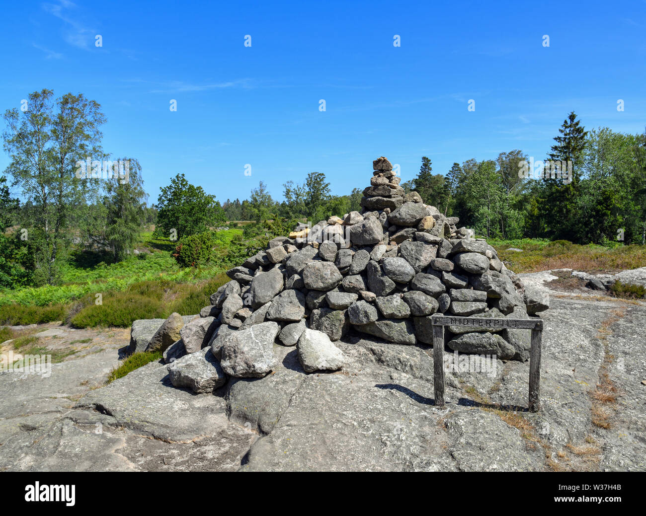 29 June 2019, Denmark, Nexö: The Paradisbakkerne, also known as ...