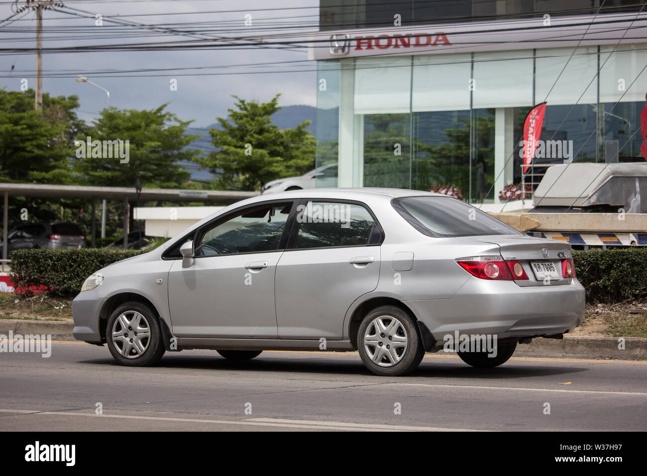 Chiangmai, Thailand - July 11 2019: Private Honda City Compact car ...