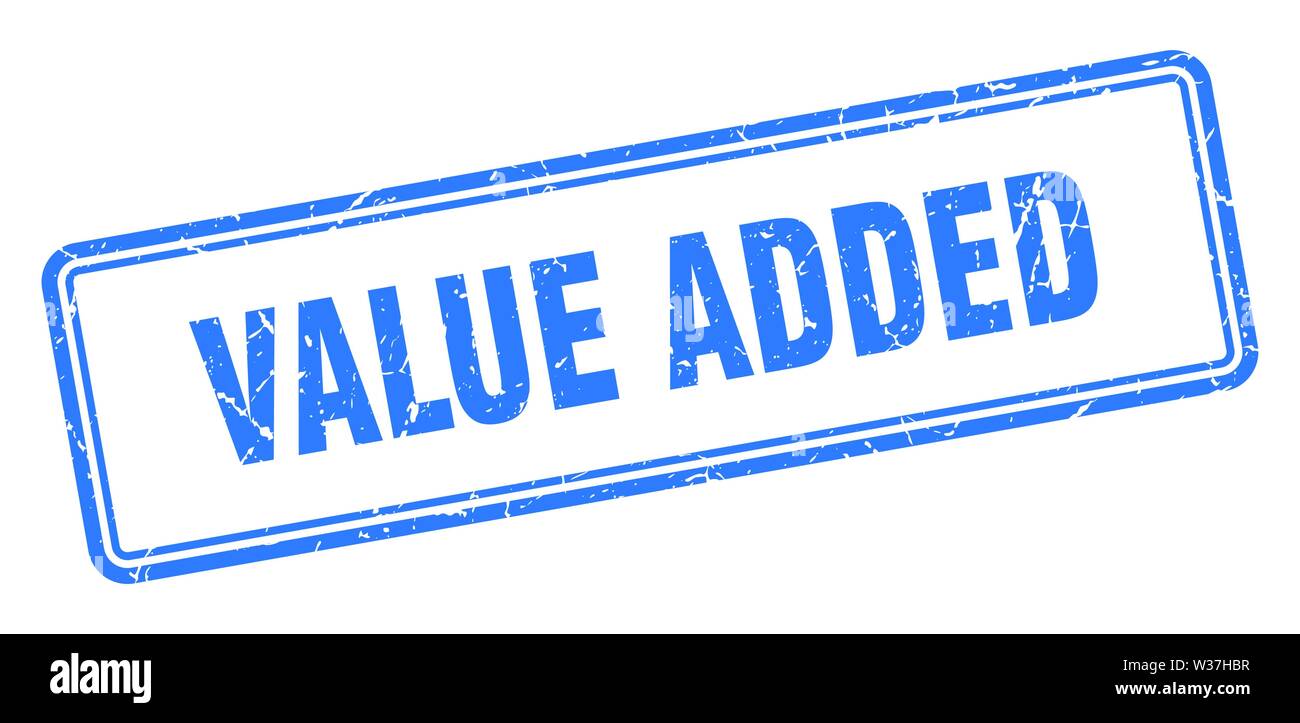 value added stamp. value added square grunge sign. value added Stock ...
