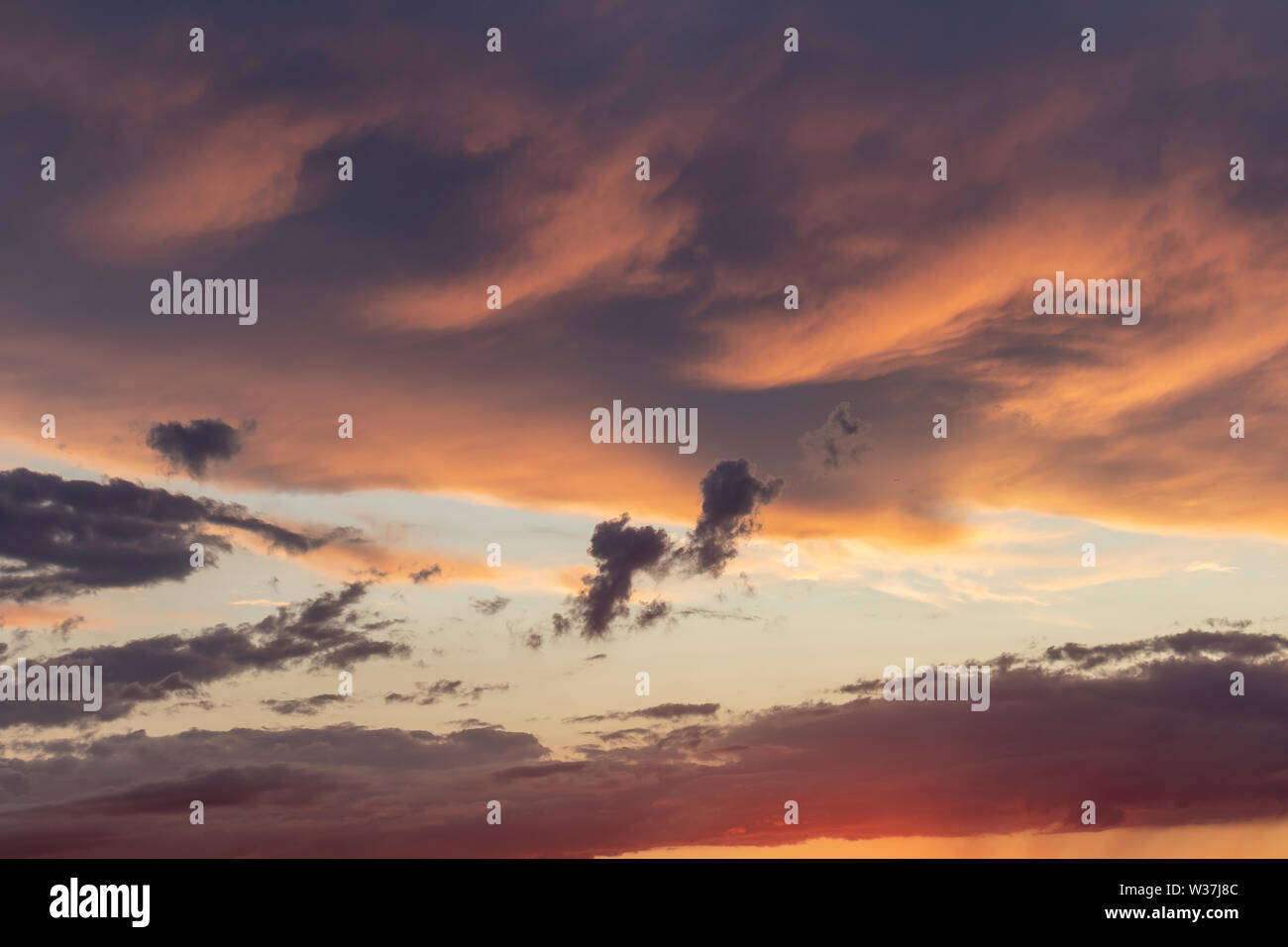 Beautiful clouds sunset Stock Photo - Alamy