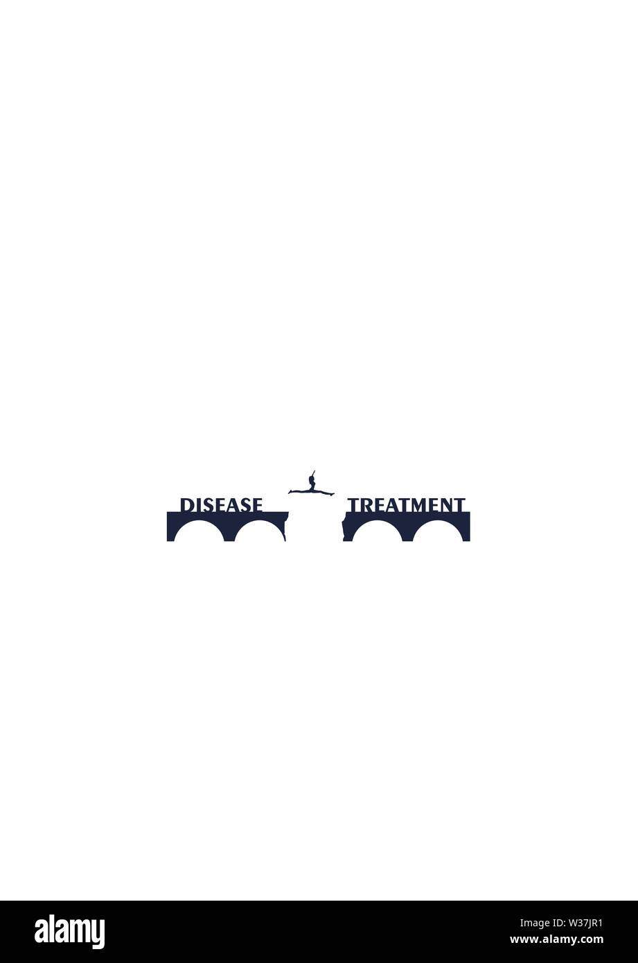 Bridge gap woman Stock Vector Images - Alamy