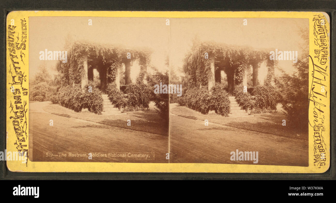 The Rostrum, Soldier's National Cemetery, by Tipton, William H, 1850 ...