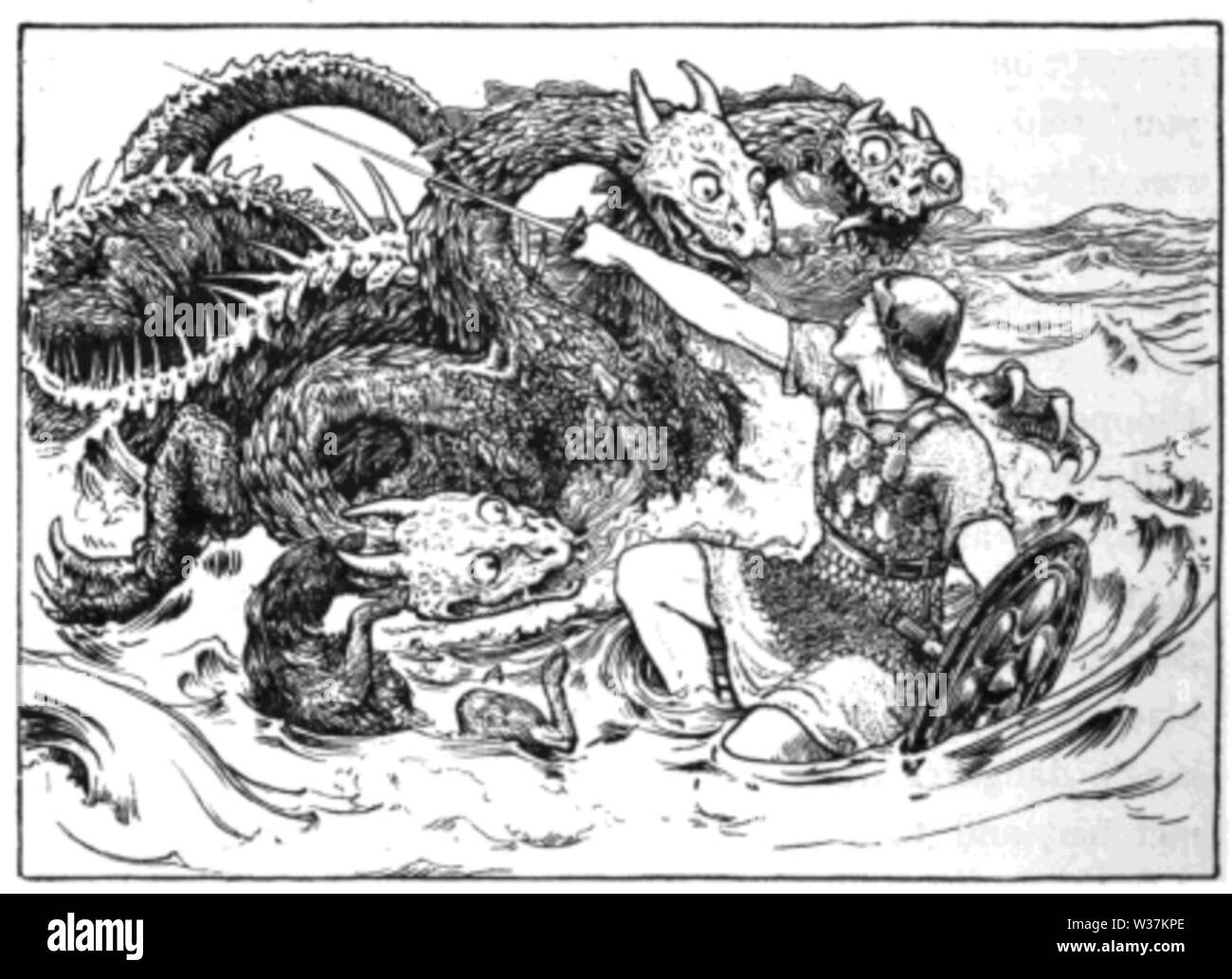 The Sea-Maiden - Illustration 2 Stock Photo - Alamy