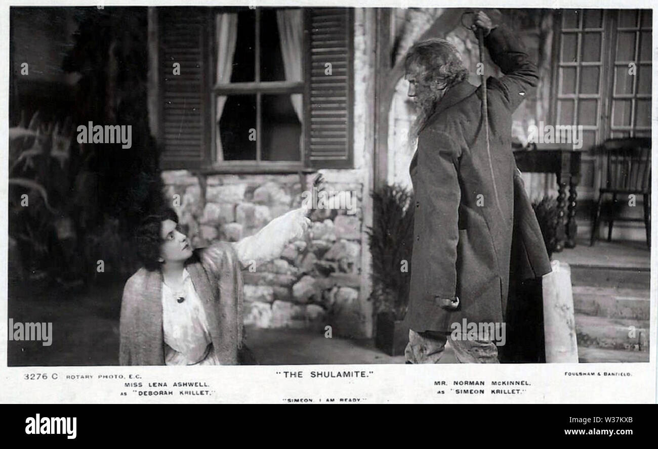 The Shulamite 1906 with Lena Ashwell and Norman McKinnel Stock Photo ...