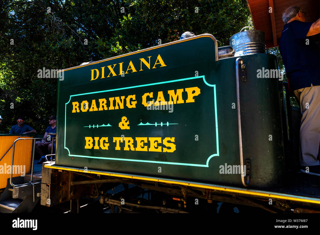 Roaring Camp and Big Trees Railroad in Felton California USA Stock ...
