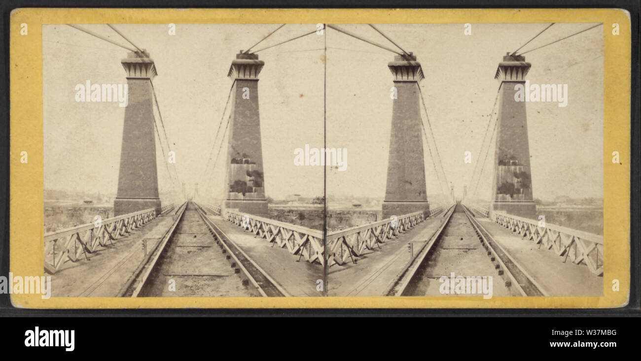 The Suspension Bridge, by E & HT Anthony (Firm) 4 Stock Photo - Alamy