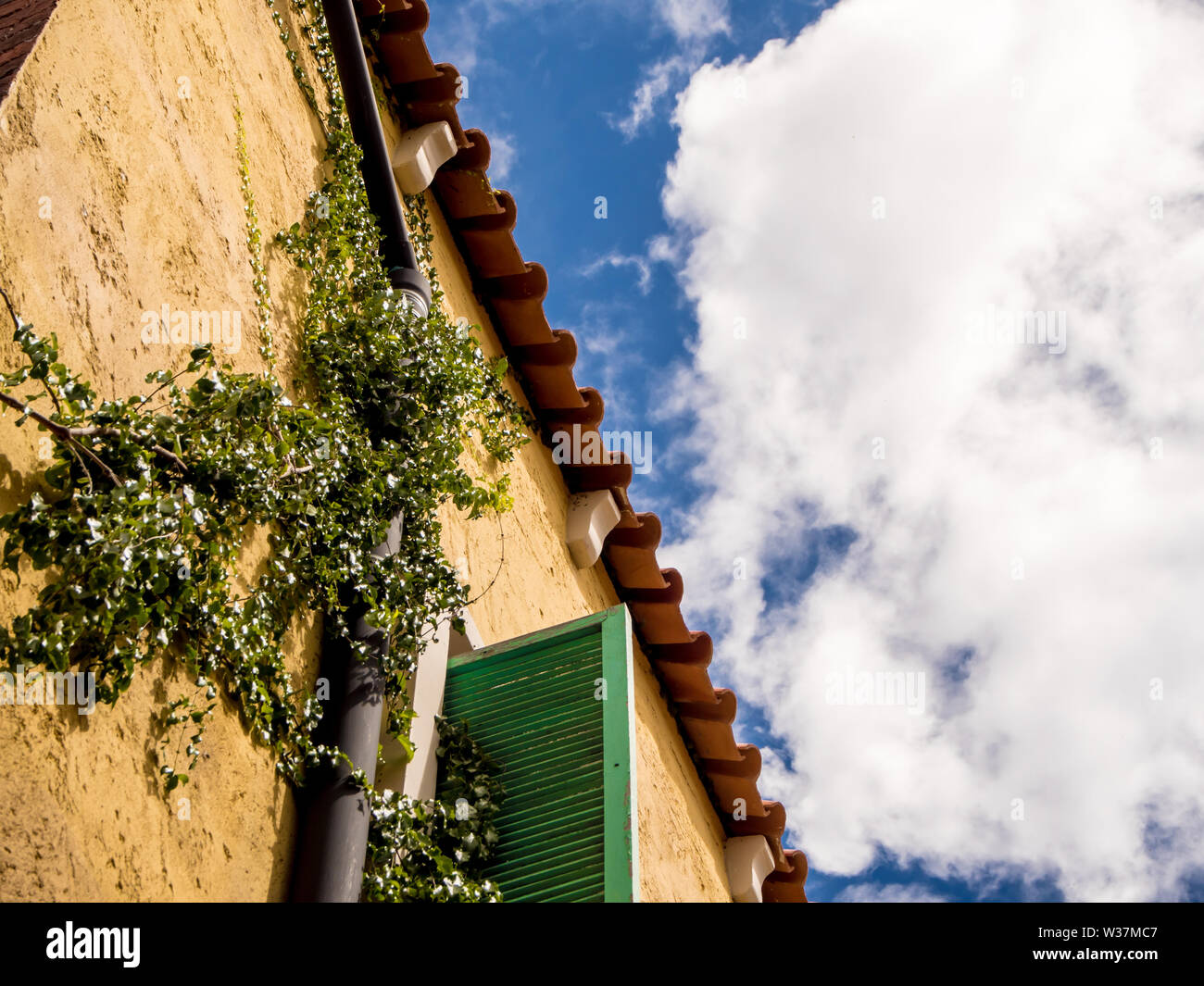 View up The italian vintage style building Stock Photo - Alamy