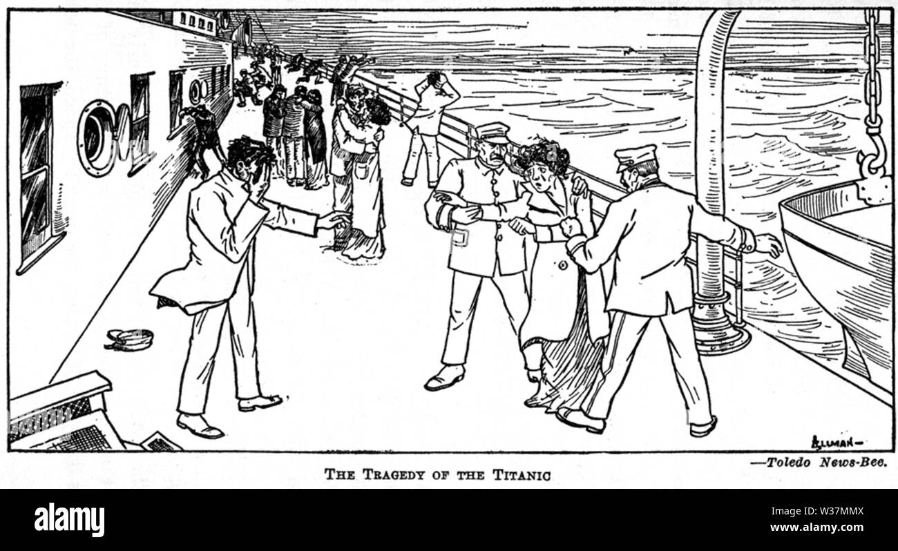 The Tragedy of the Titanic Stock Photo - Alamy