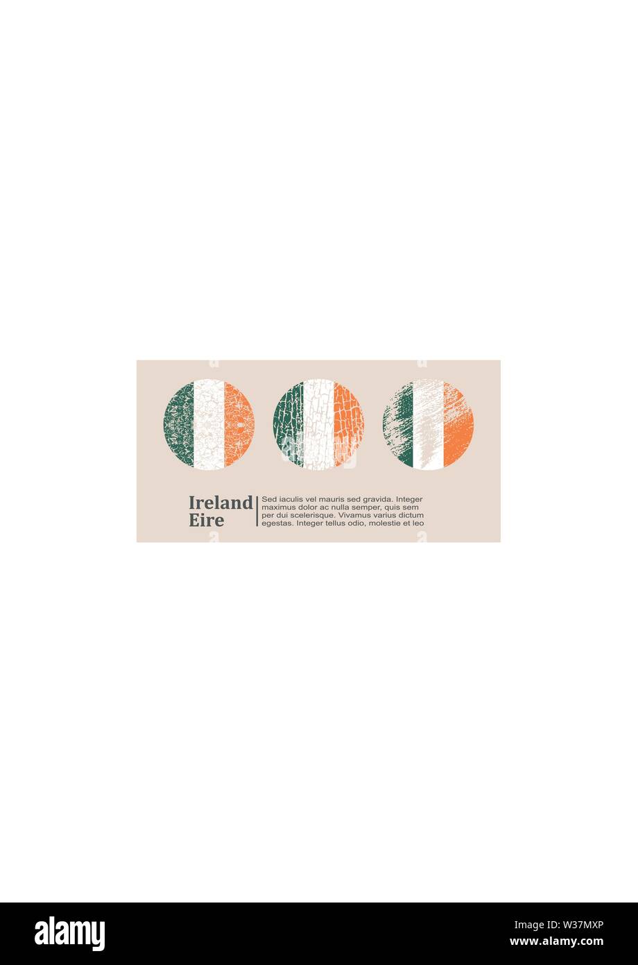 Flags icon in hand Stock Vector Images - Alamy