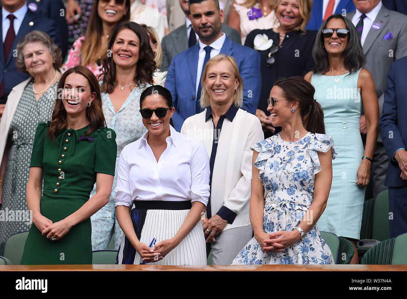 Kate meghan wimbledon hi-res stock photography and images - Alamy