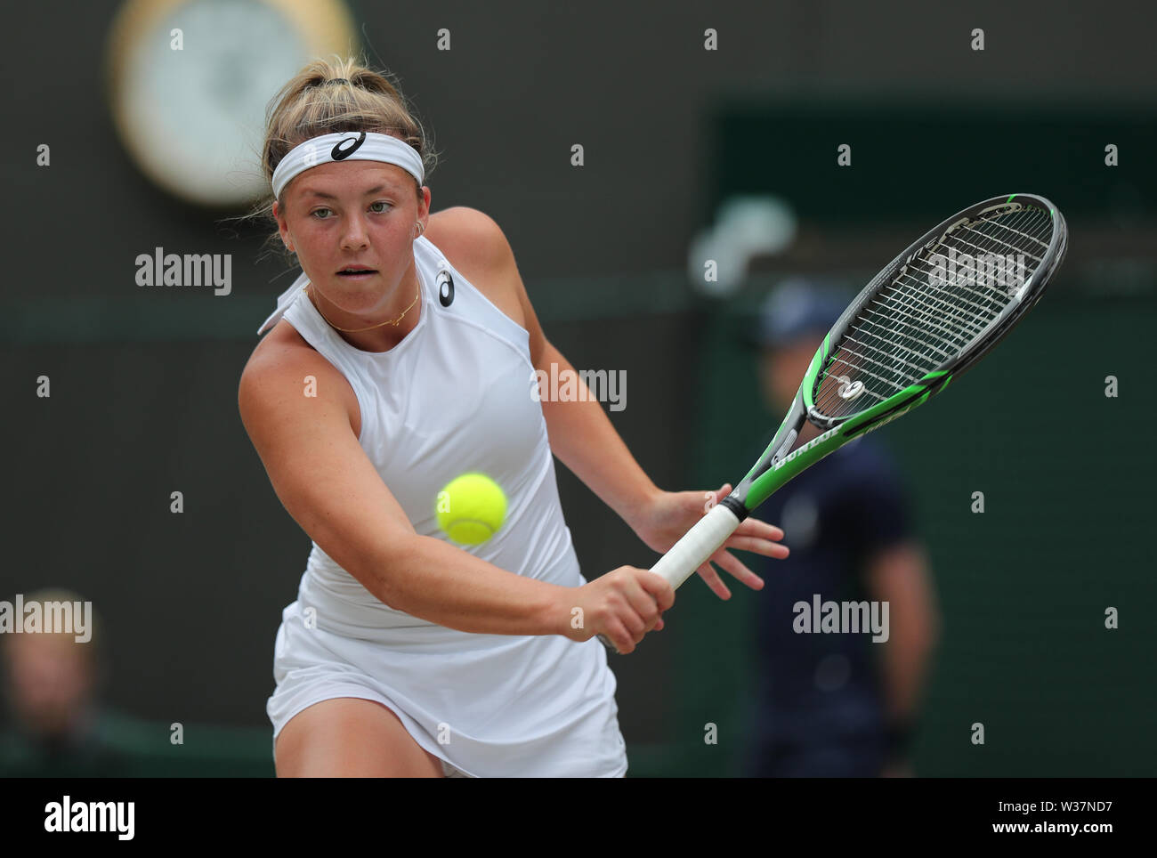 Wimbledon, UK. 13th July, 2019. ALEXA NOEL, USA, 2019 Credit: Allstar ...