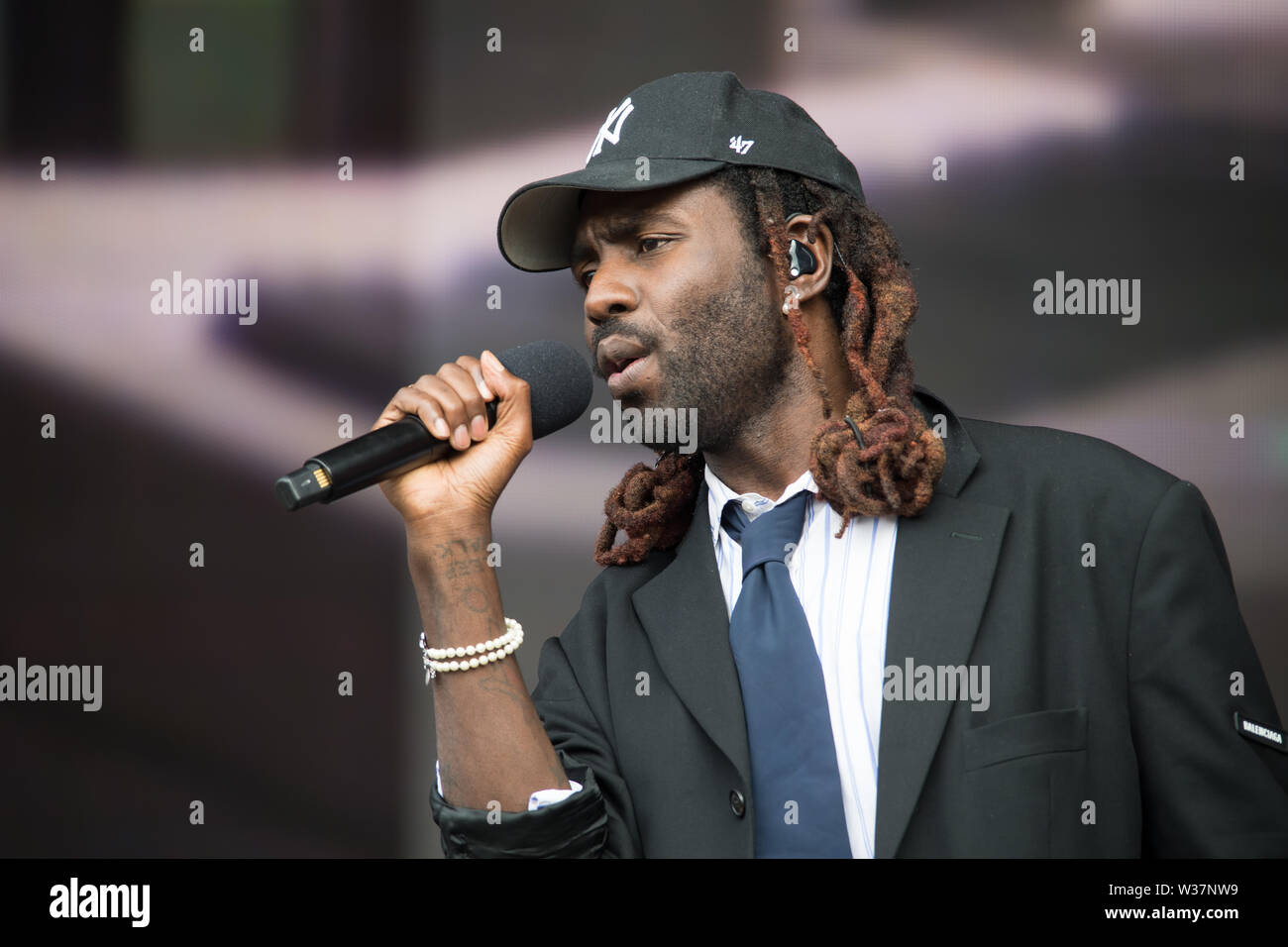 London, UK. 13th July, 2019. Devonte Hynes better known as Blood Orange ...