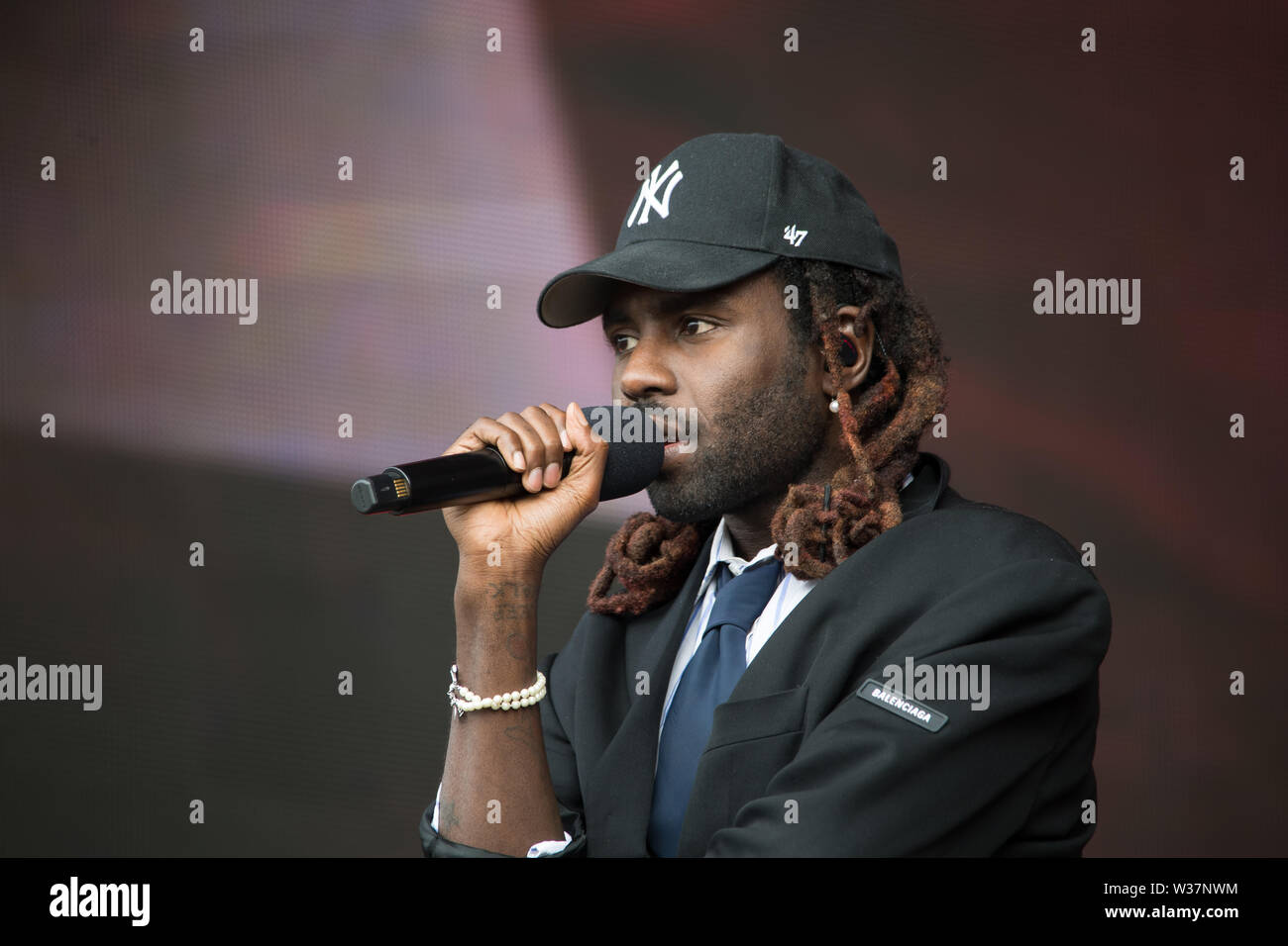 London, UK. 13th July, 2019. Devonte Hynes better known as Blood Orange ...