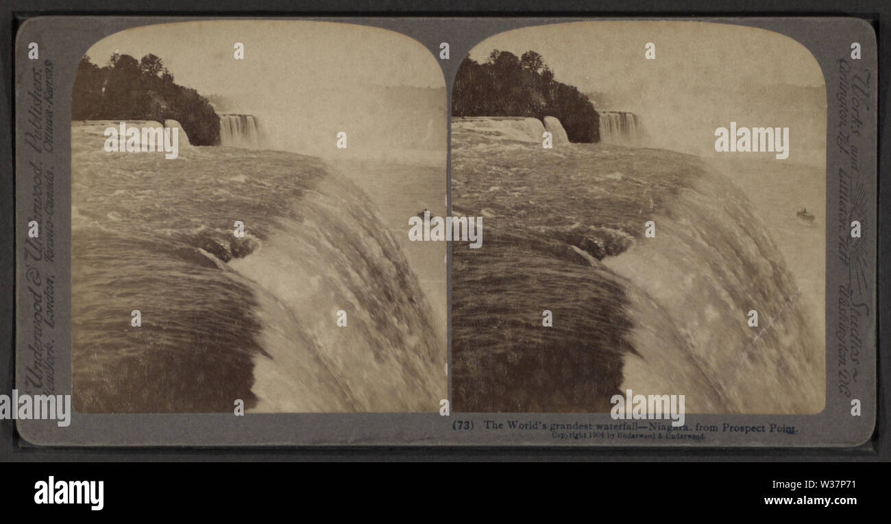 The World's grandest waterfalls, Niagara from Prospect Point, by ...