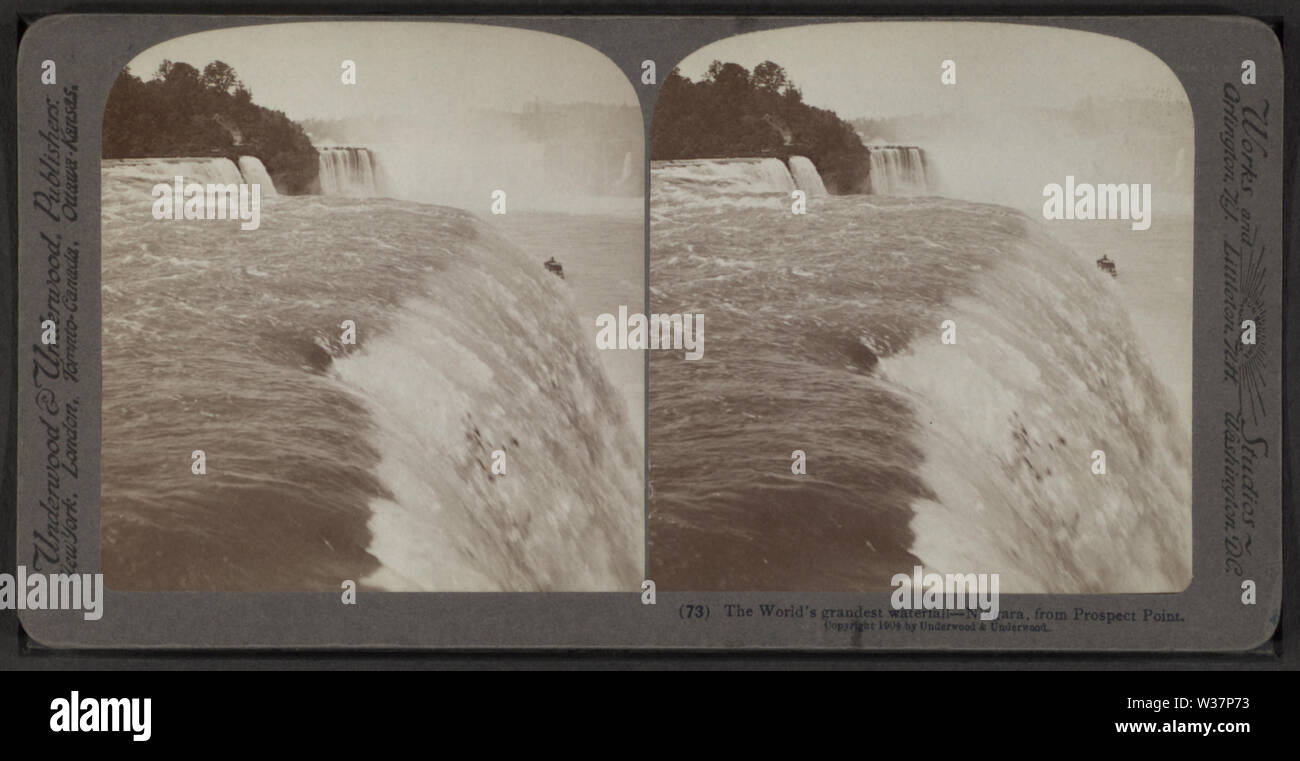 The World's grandest waterfalls, Niagara from Prospect Point, by ...